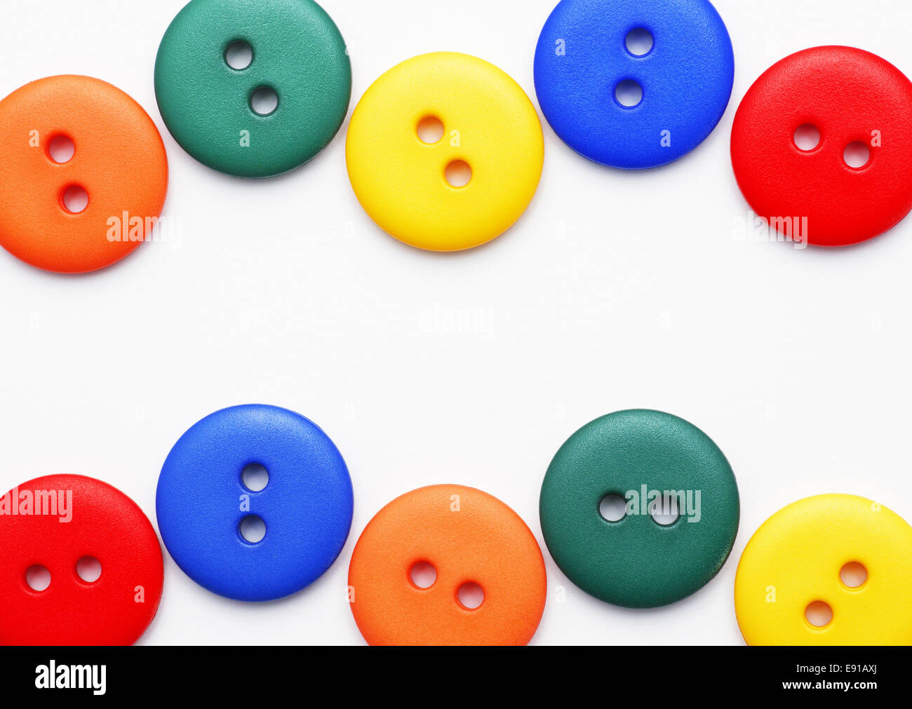 Buttons with different Colours Stock Photo - Alamy