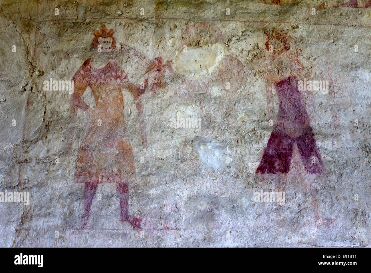 Medieval wall paintings hi-res stock photography and images - Alamy