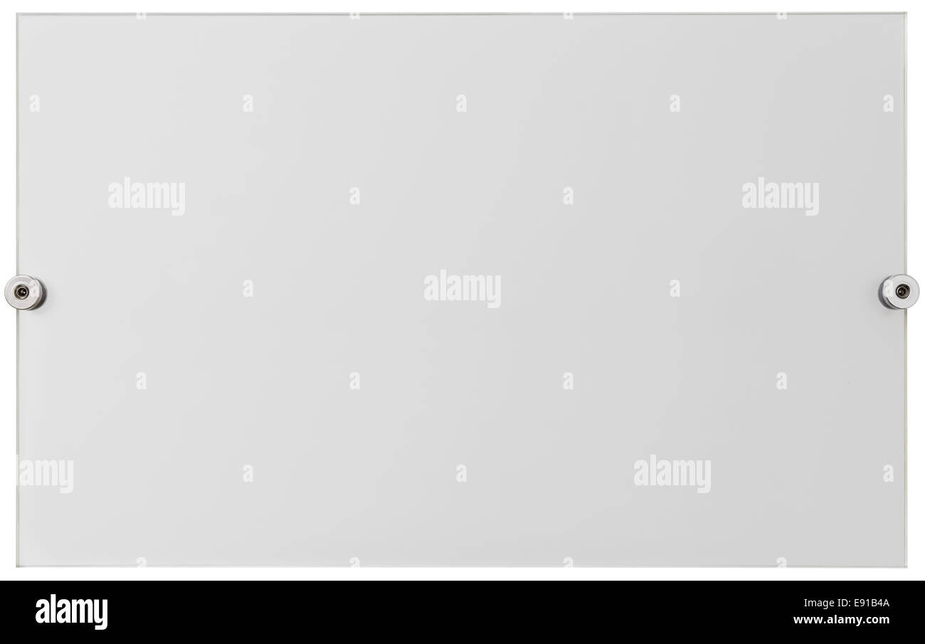 Plexiglass plate cutout Stock Photo - Alamy