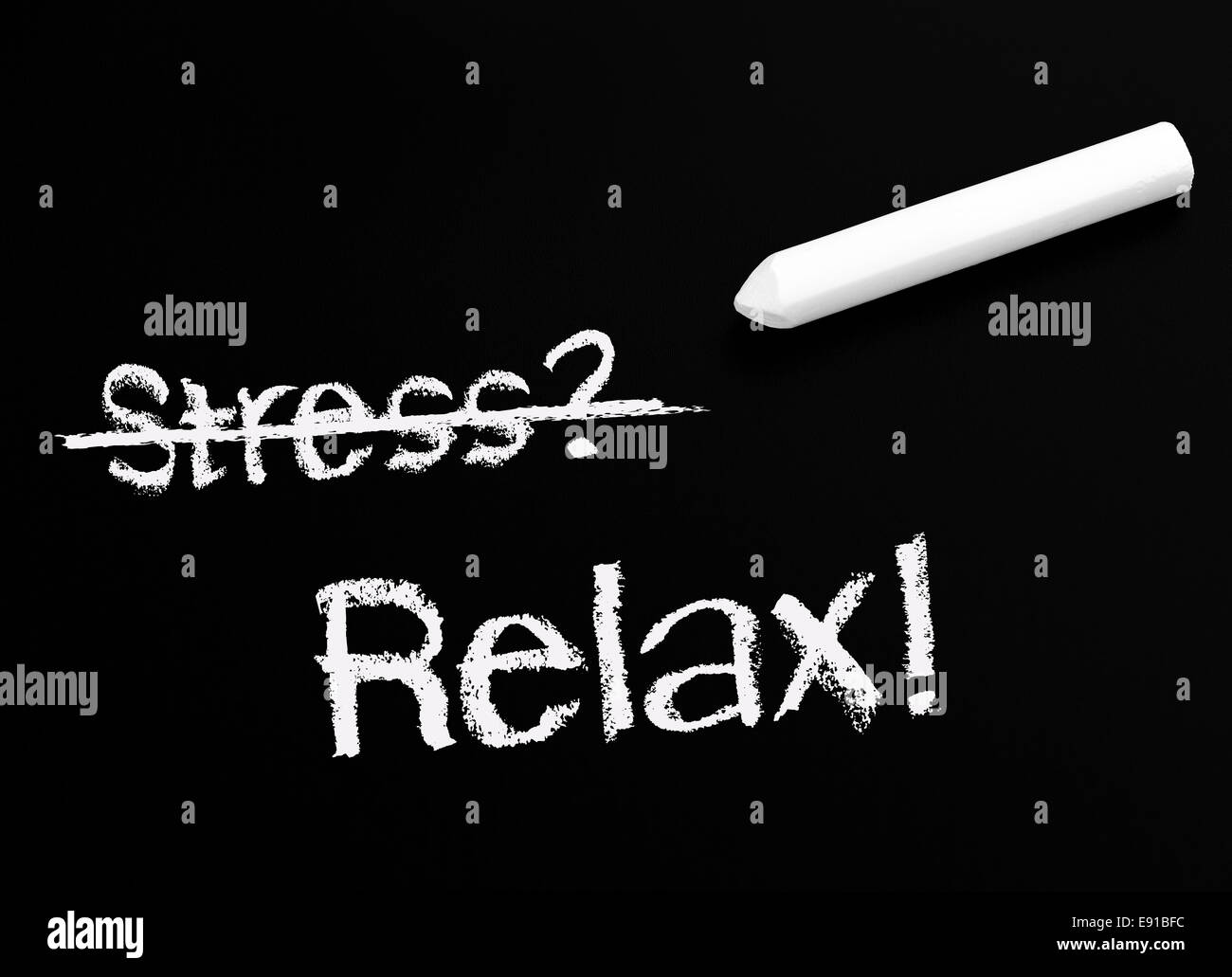 Stress and Relax Stock Photo - Alamy