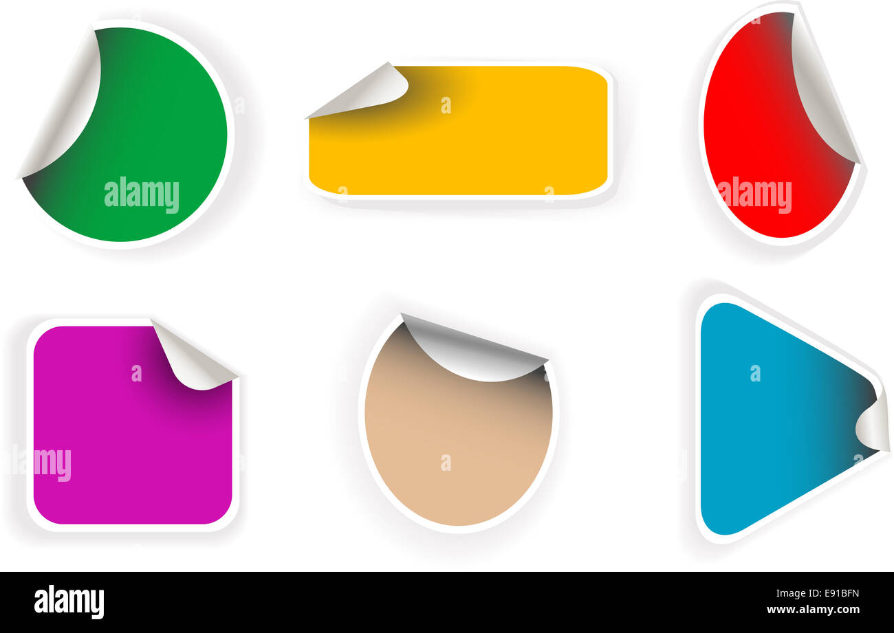 Empty sticker hi-res stock photography and images - Alamy