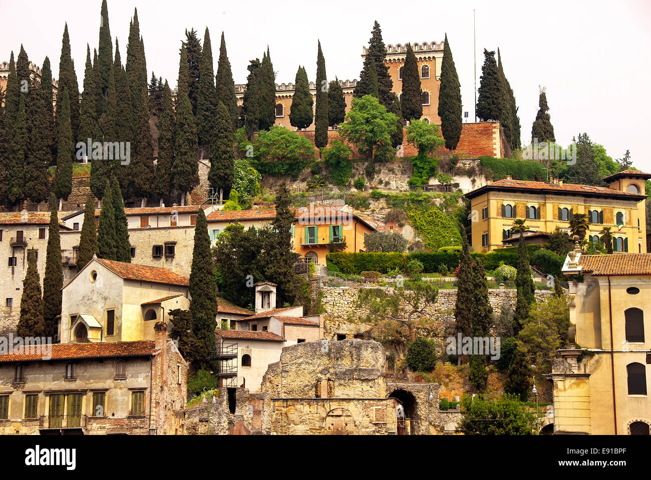 Castle san pietro verona hi-res stock photography and images - Alamy