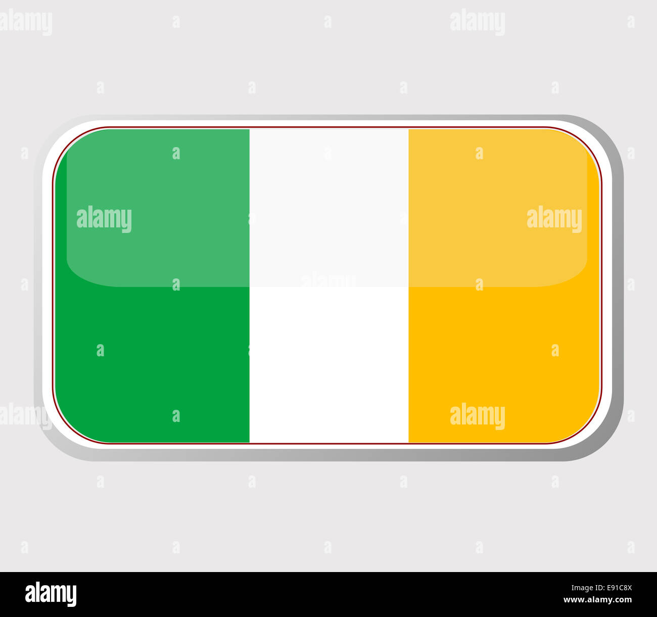 Ireland flag in abstract hi-res stock photography and images - Alamy