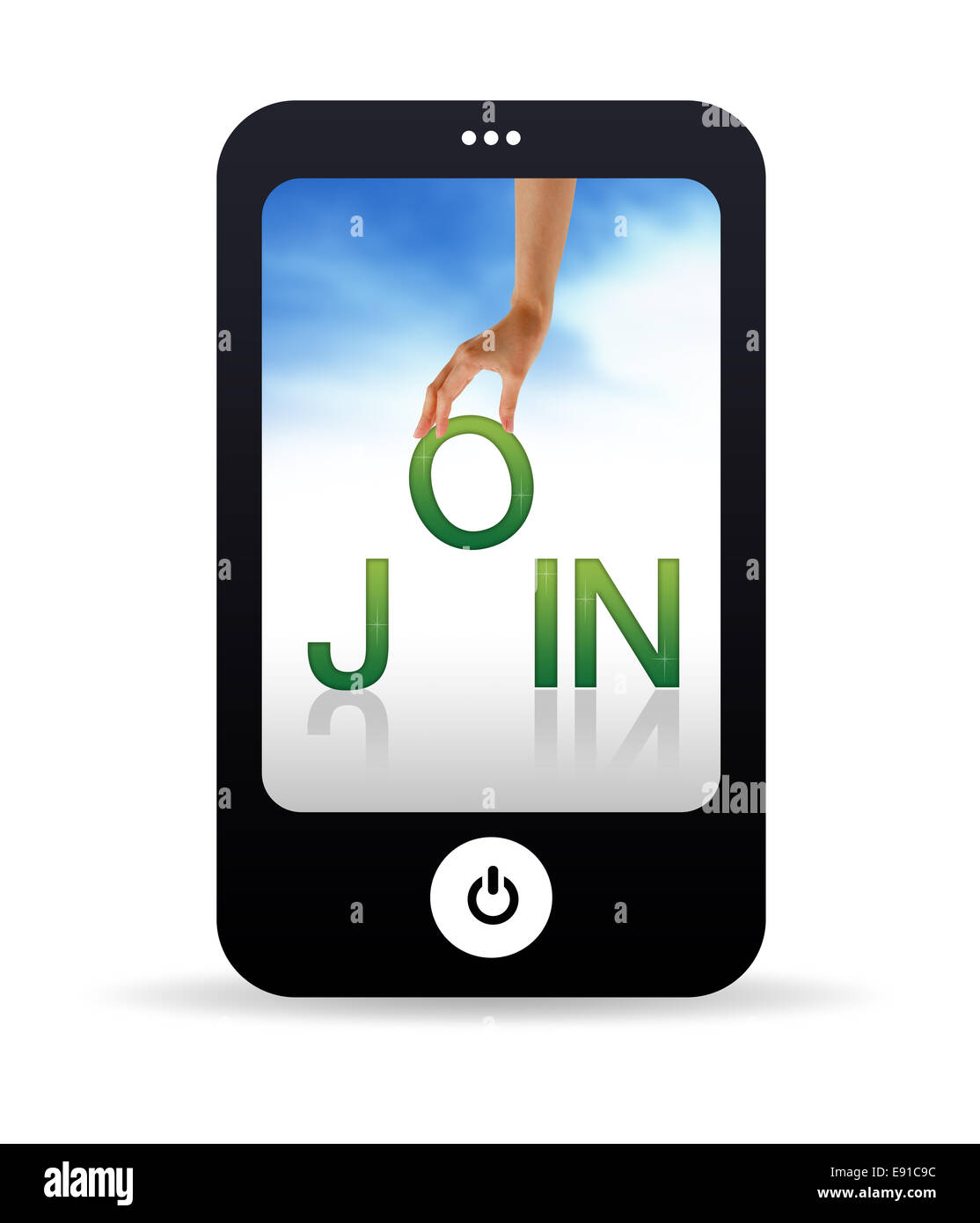 Join Mobile Phone Stock Photo - Alamy