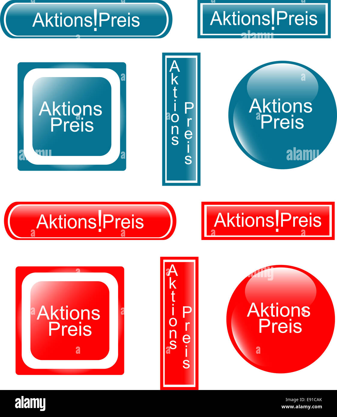 web shiny Button price icon Stock Photo - Alamy