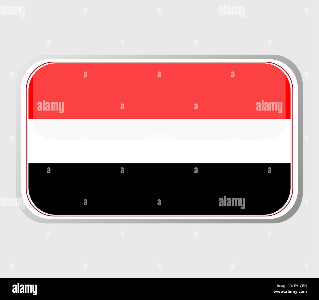 Flag of egypt in the form Stock Photo - Alamy
