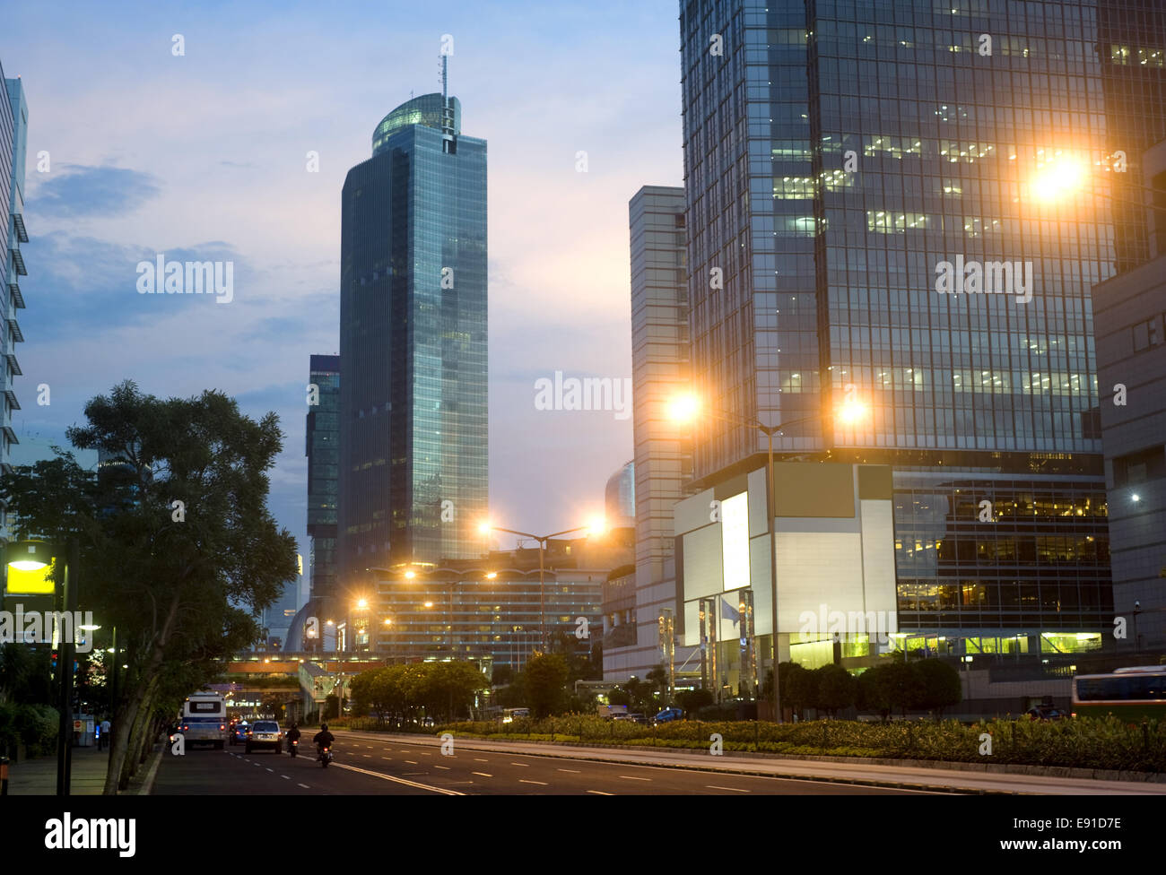 Jakarta business financial district hi-res stock photography and images ...