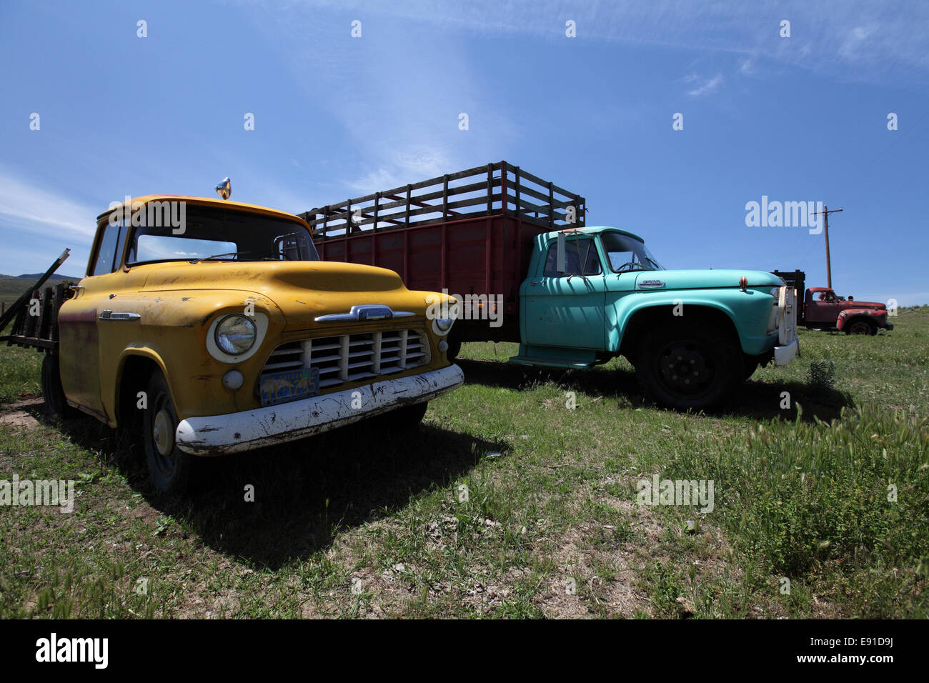 Chevrolet 1300 Pickup Oltimer Stock Photo - Alamy