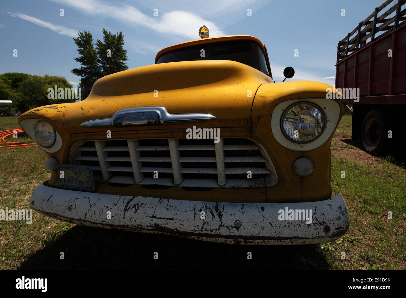 Chevrolet 1300 Pickup Oltimer Stock Photo - Alamy
