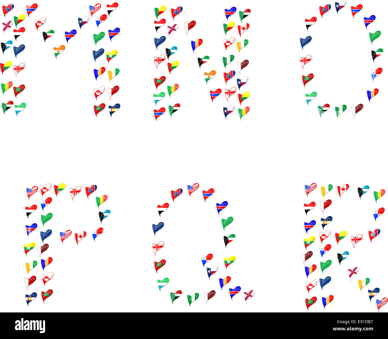 Alphabet flags hi-res stock photography and images - Alamy