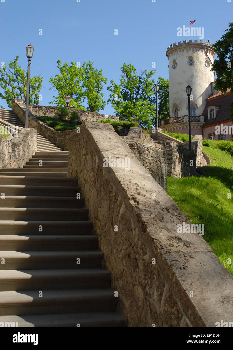 Stairs to the tower hi-res stock photography and images - Alamy
