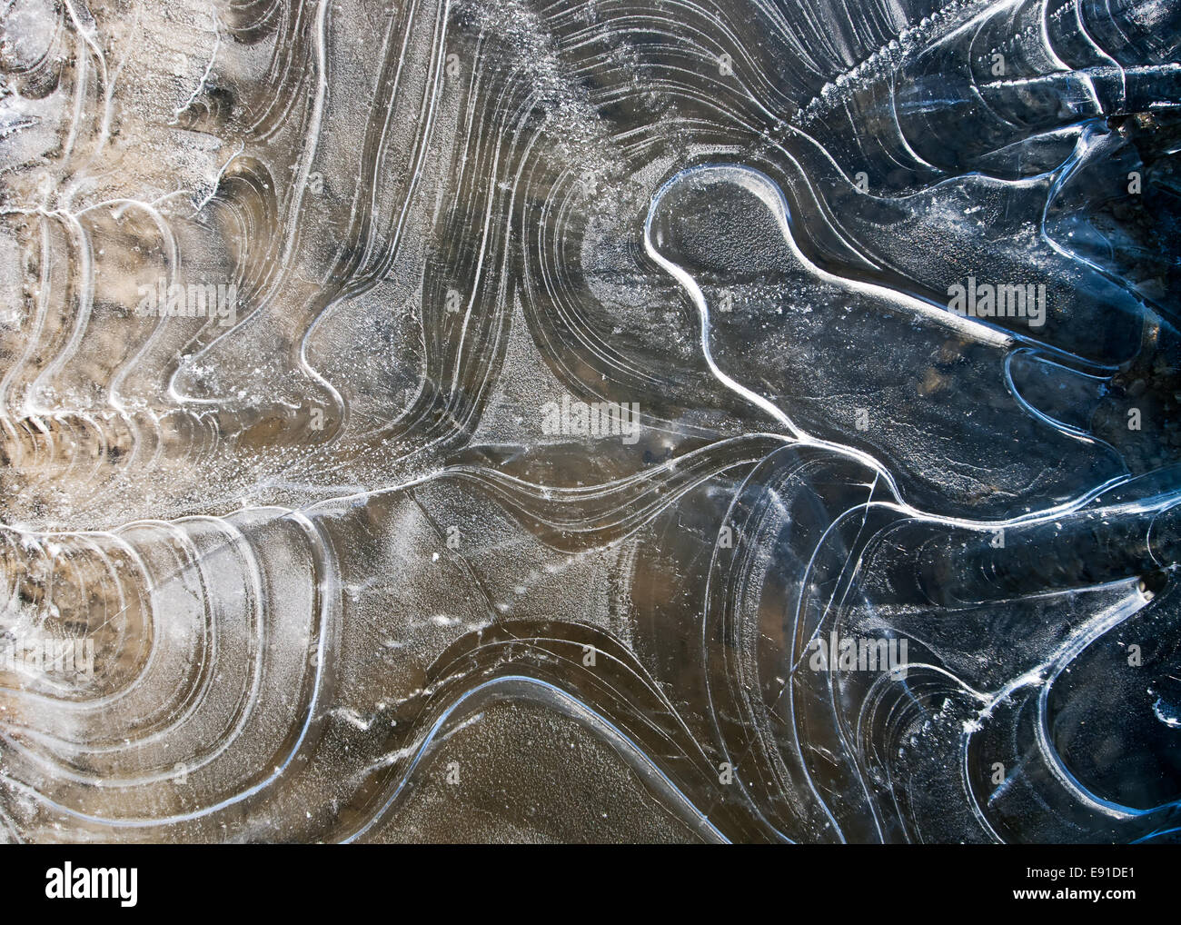 structure of ice Stock Photo - Alamy