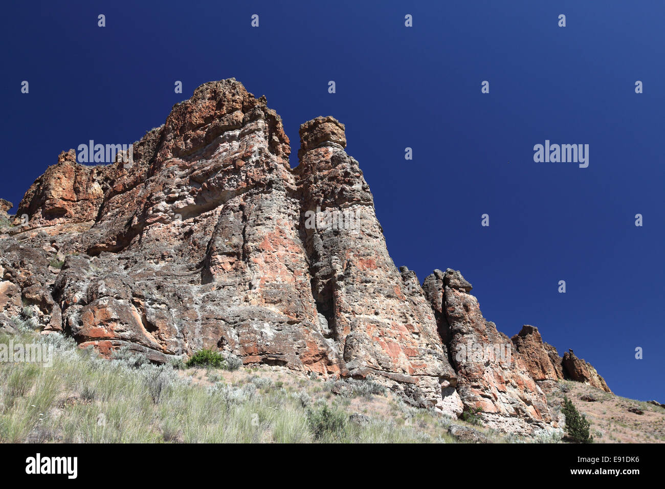 Clarno Unit The Palisades John Day Fossil Beds Stock Photo - Alamy