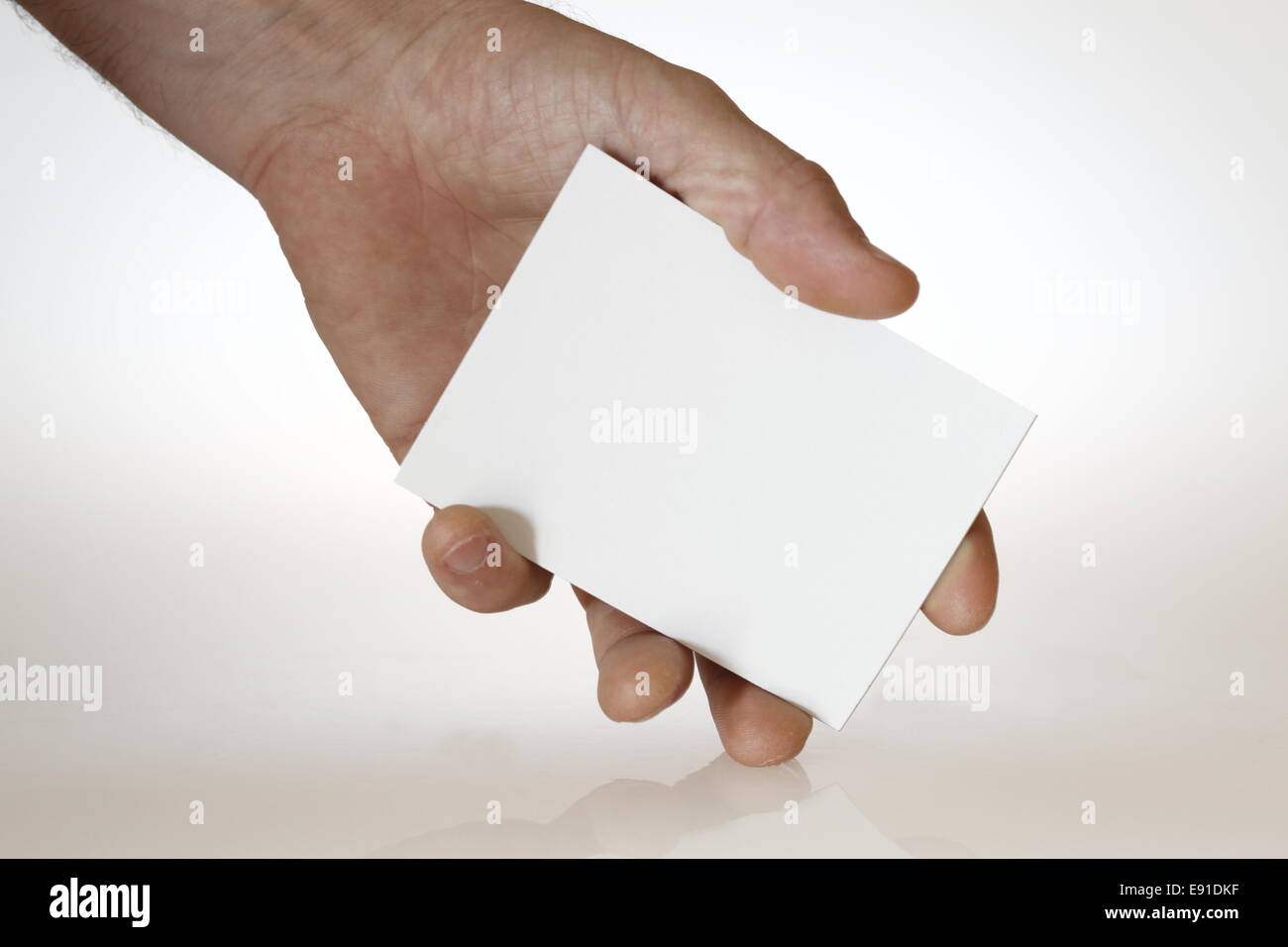 notice in hand Stock Photo - Alamy
