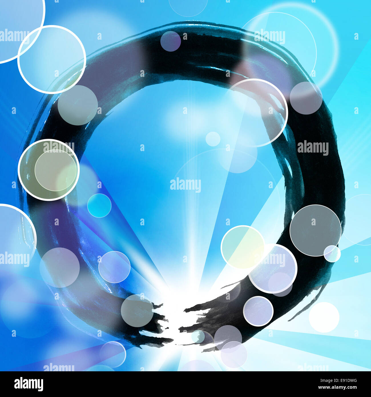 Enso circle hi-res stock photography and images - Alamy