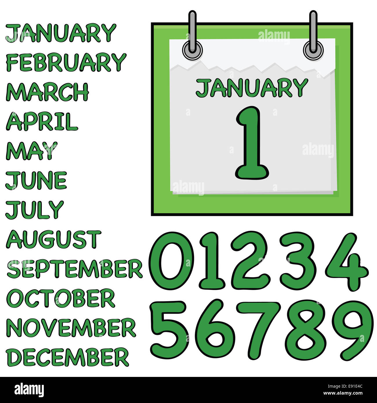 Calendar day paper vintage hi-res stock photography and images - Alamy