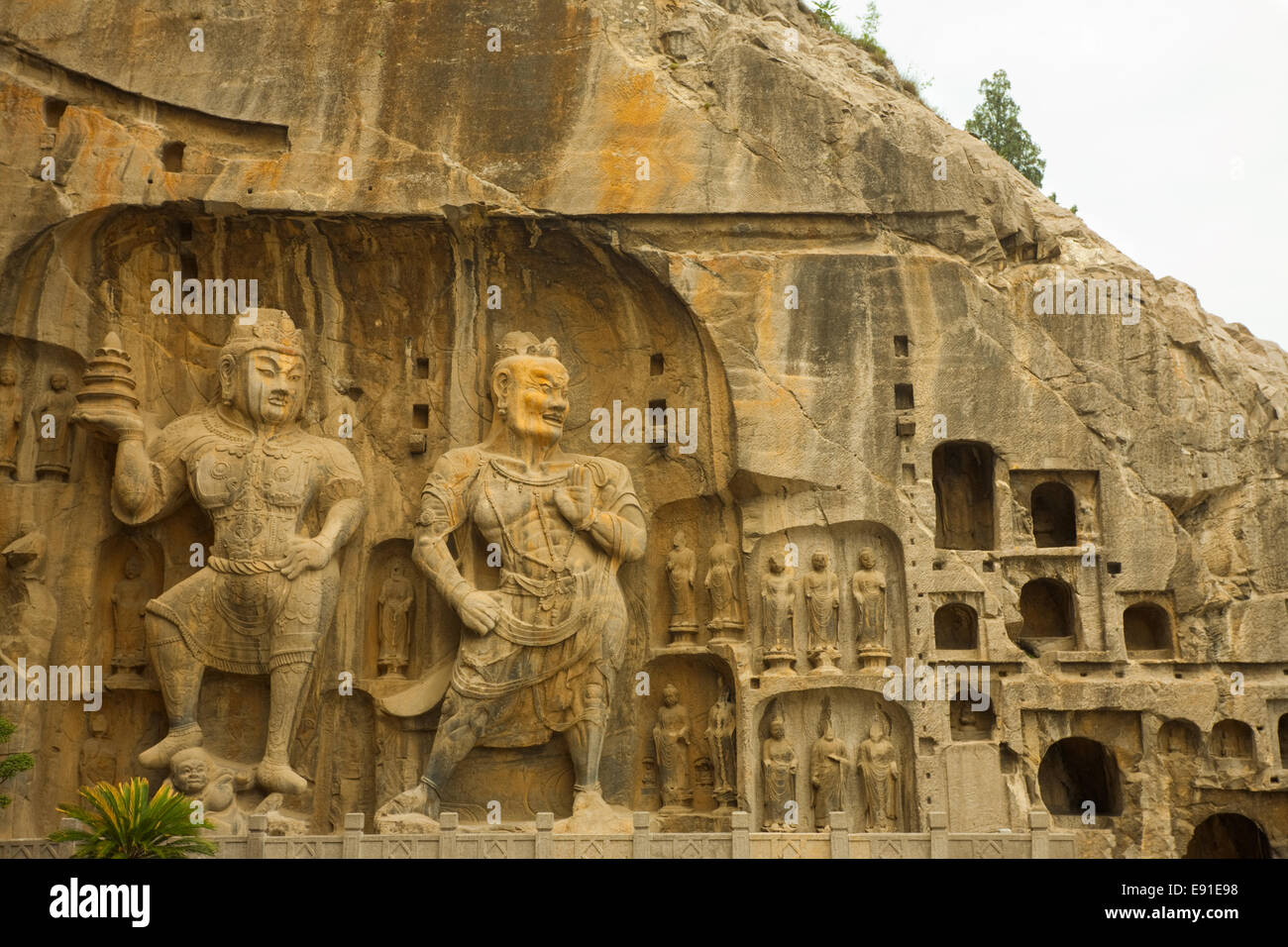 Large Longmen Grottoes Buddhist Carvings Stock Photo - Alamy