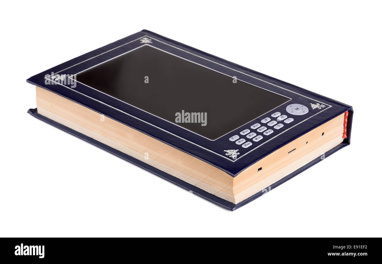 Book or ereader Stock Photo - Alamy
