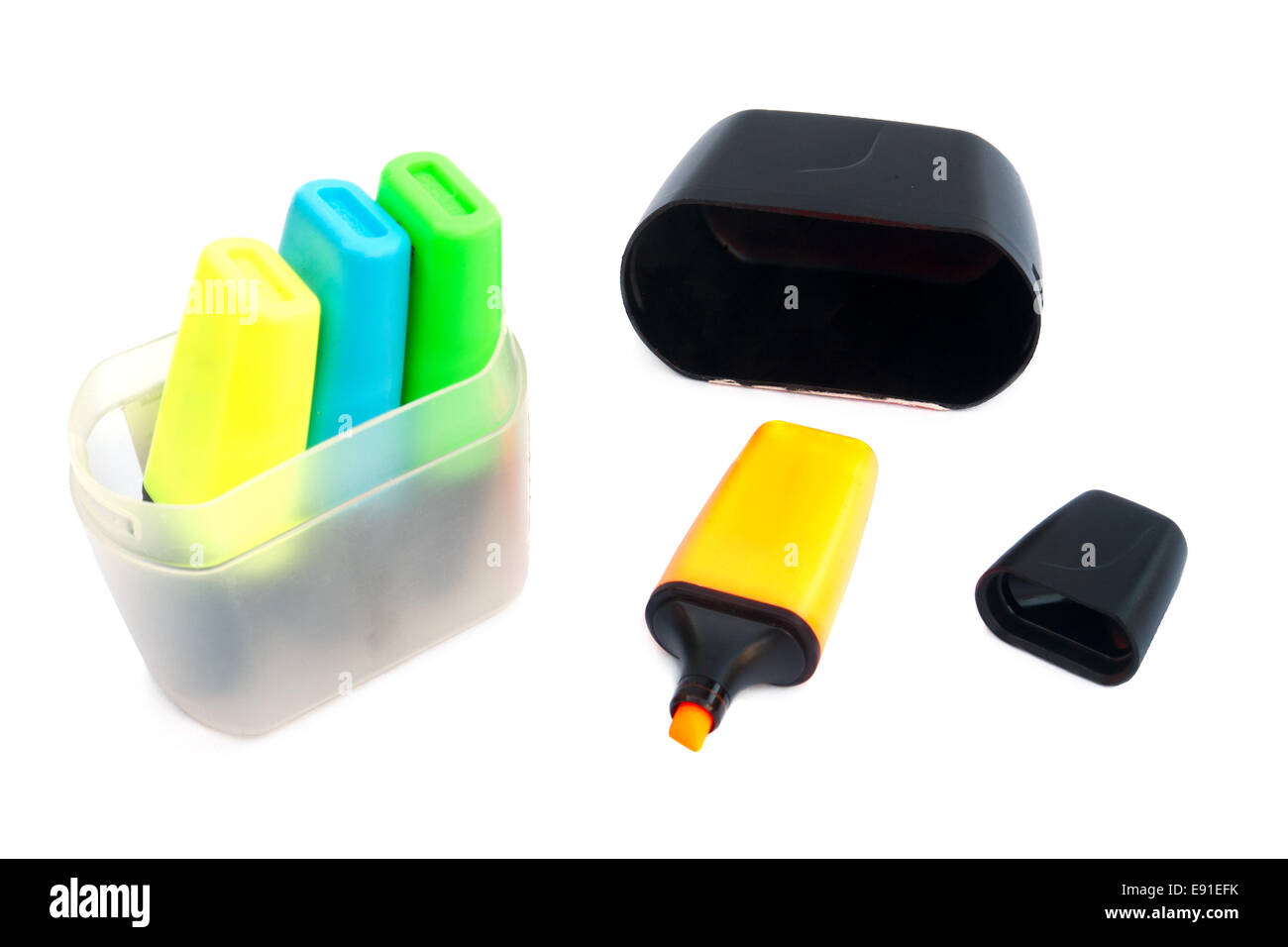 Four markers hi-res stock photography and images - Alamy