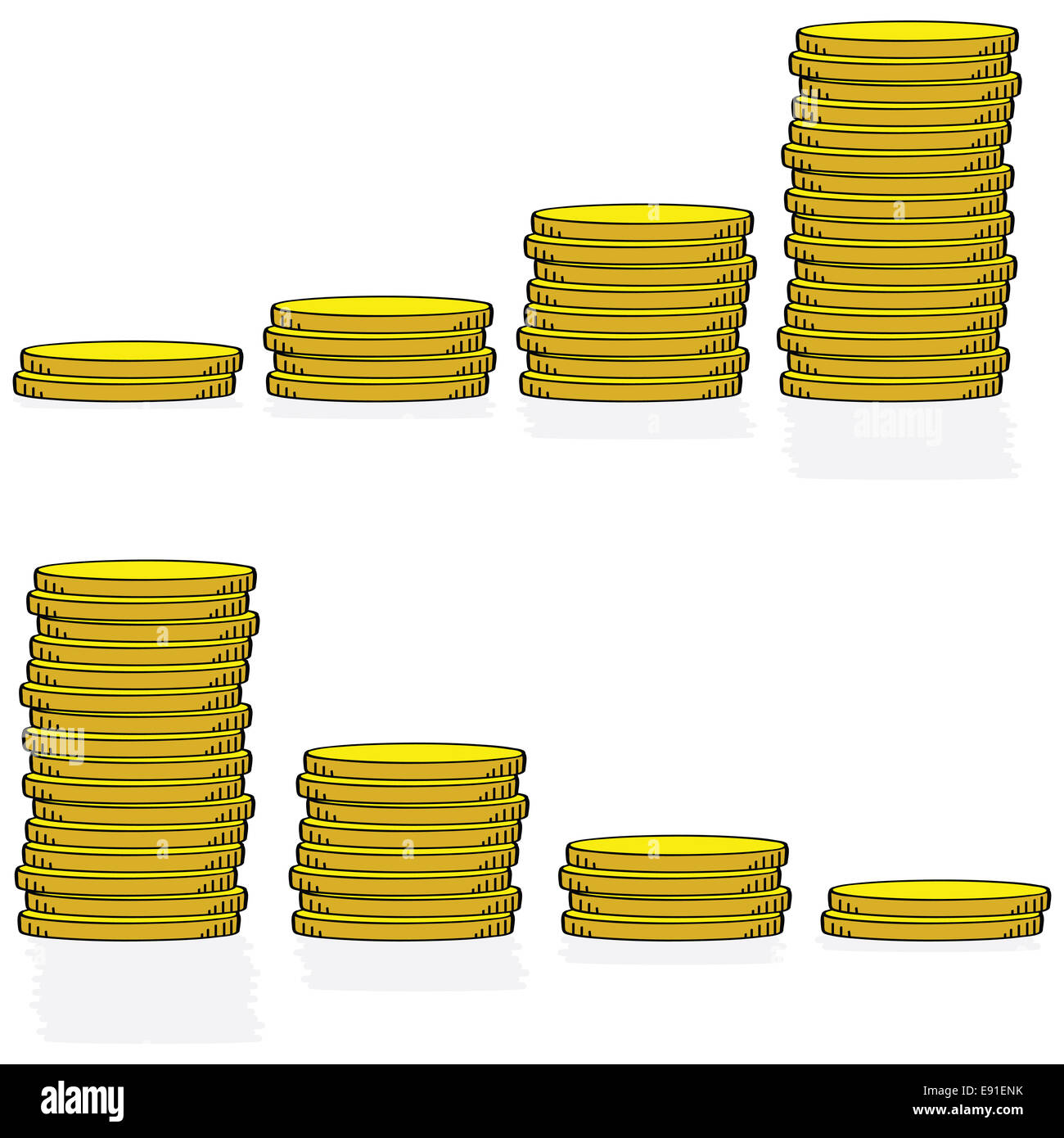 Coin graph hi-res stock photography and images - Alamy