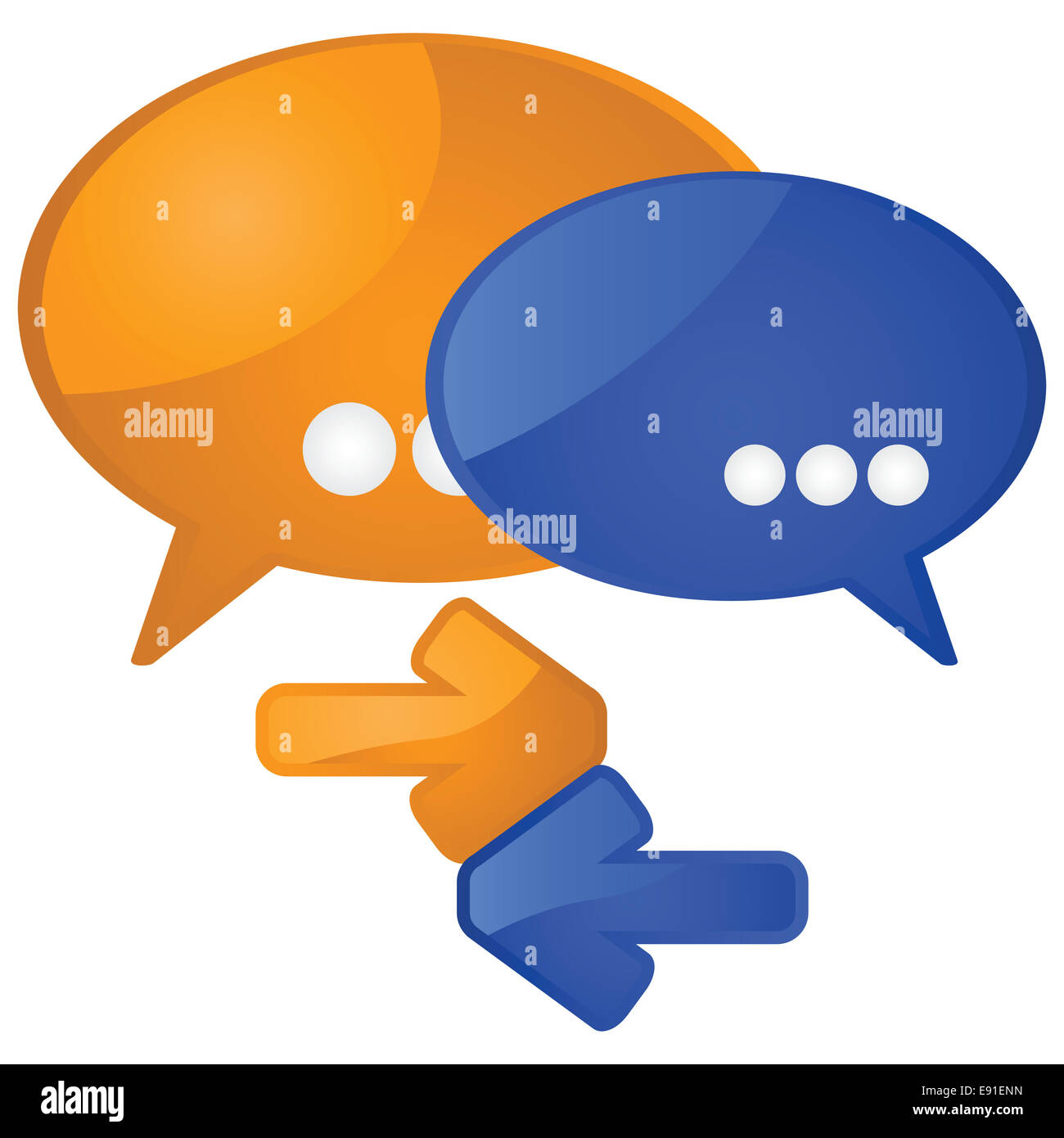Dialogue balloon Cut Out Stock Images & Pictures - Alamy