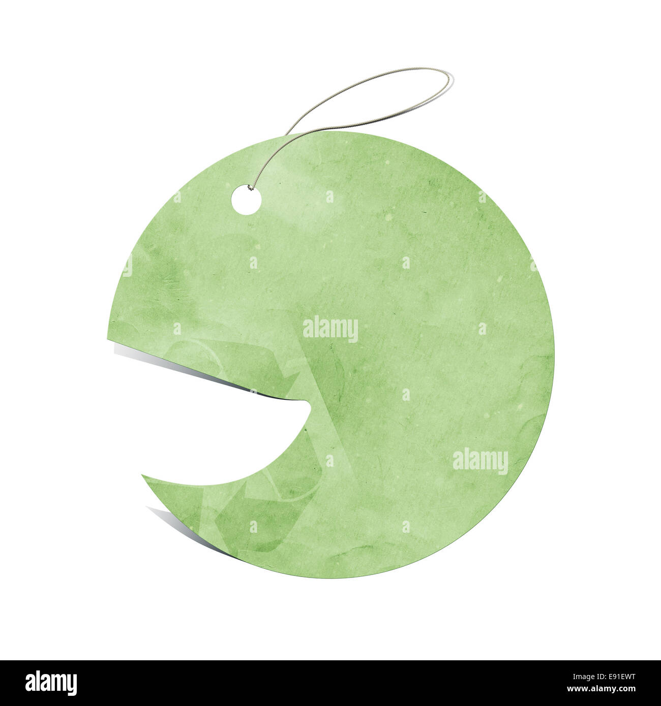 recycled paper tag Stock Photo - Alamy