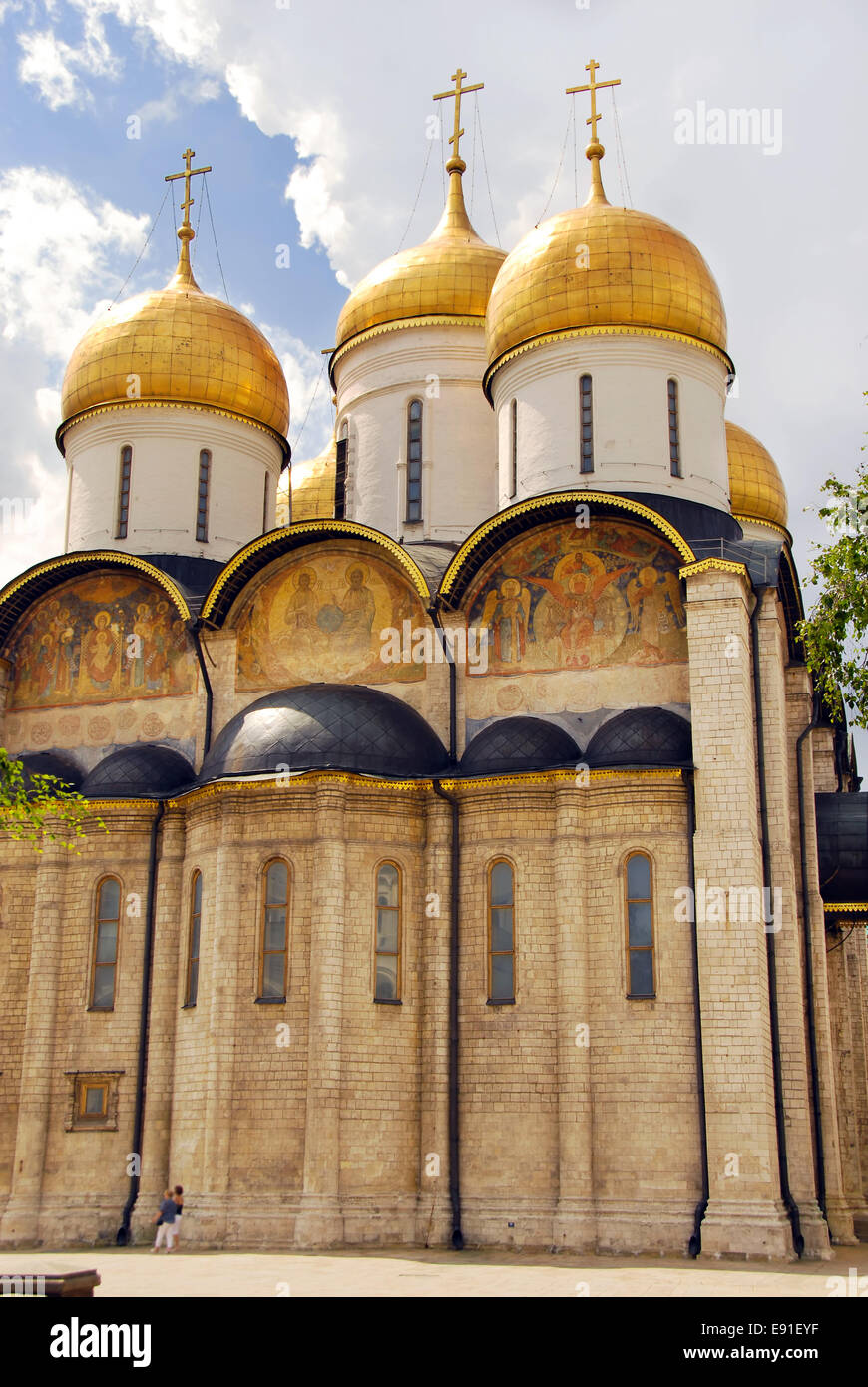 The Assumption cathedral in Moscow Kremlin Stock Photo - Alamy