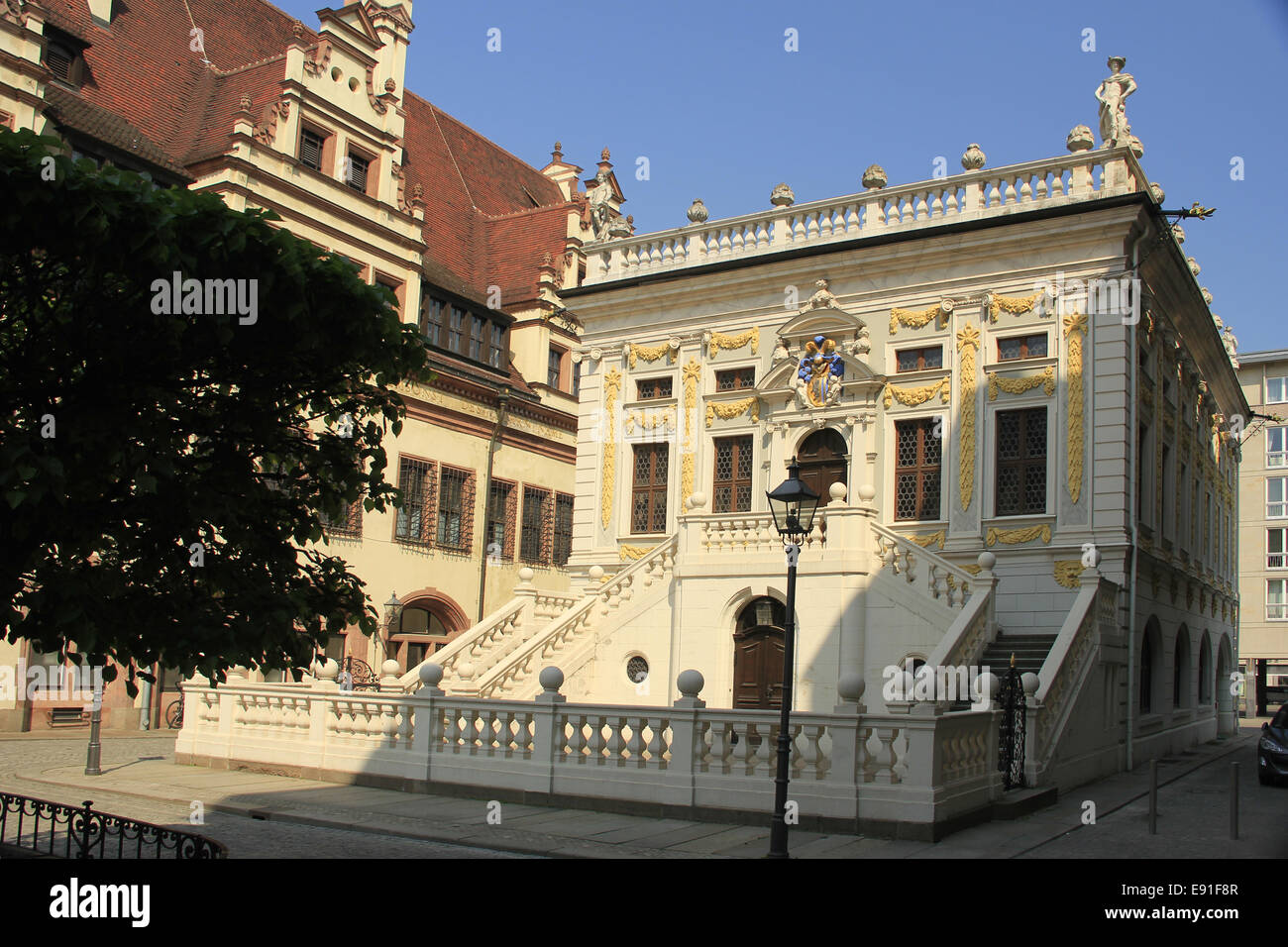 Old mercantile exchange, Leipzig Stock Photo - Alamy
