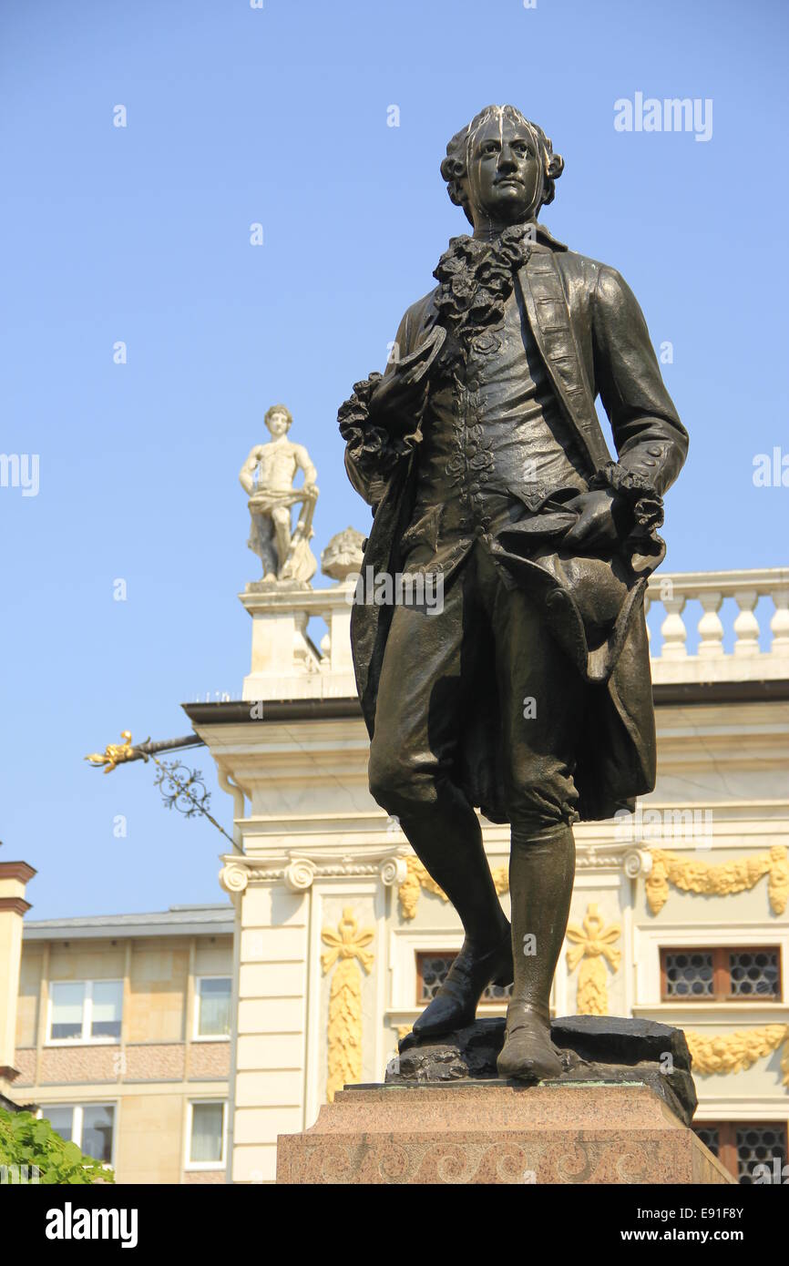 Goethe monument hi-res stock photography and images - Alamy