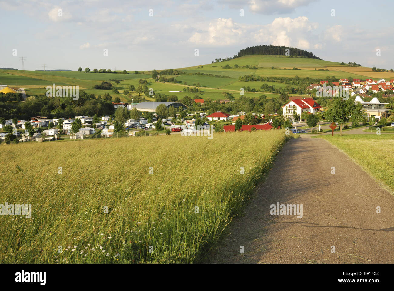 Campground landscape hi-res stock photography and images - Alamy