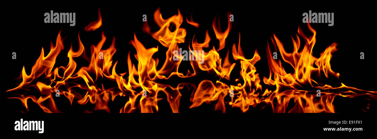 Fire and flames Stock Photo - Alamy