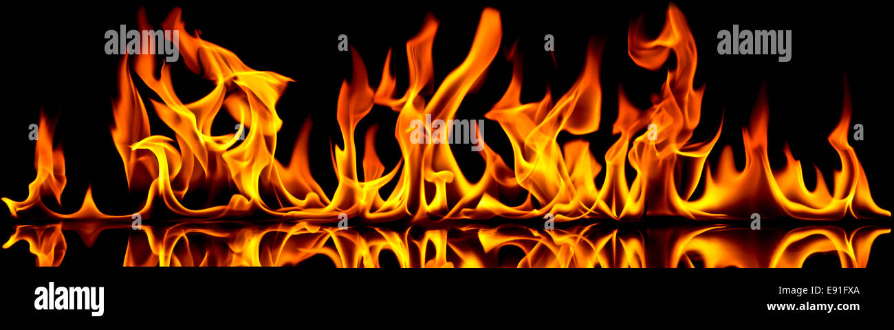 Fire and flames Stock Photo - Alamy