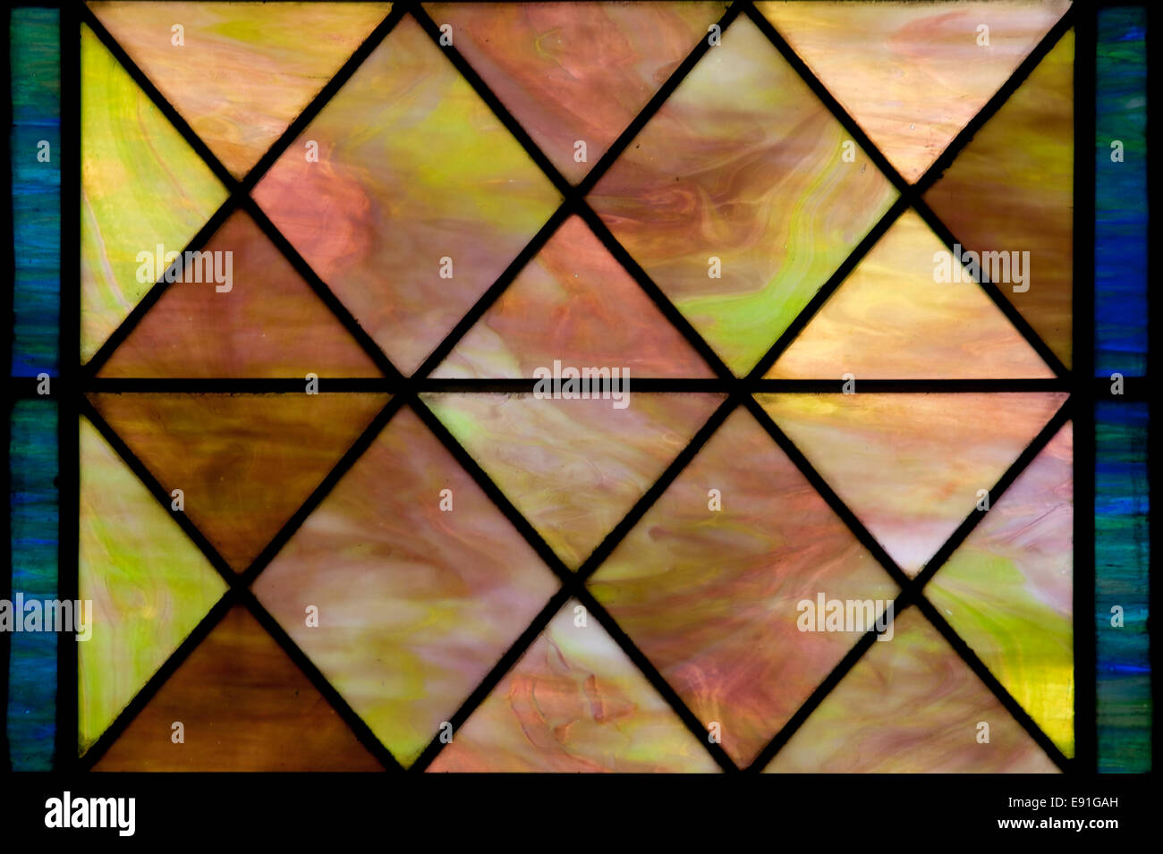 Colored stained glass panel Stock Photo - Alamy