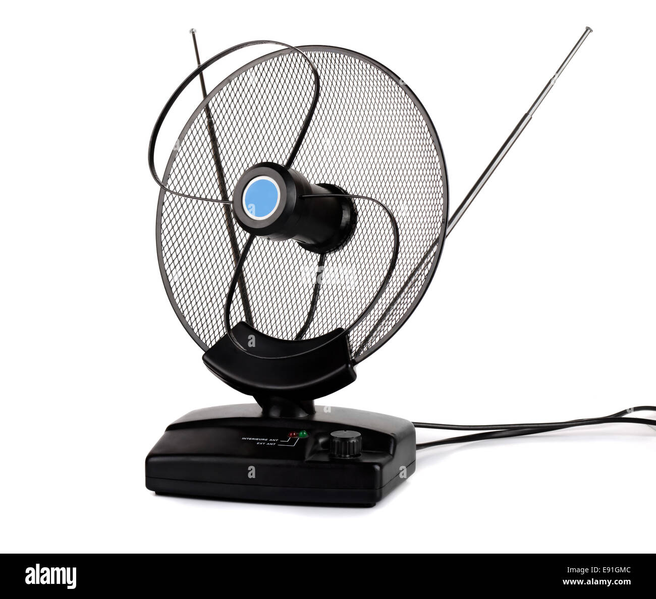 Vintage antenna television tv Cut Out Stock Images & Pictures - Alamy