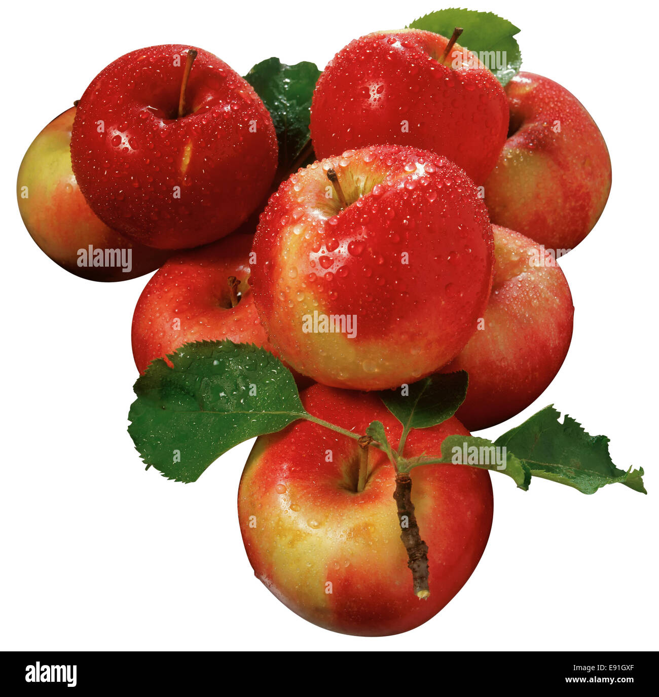 Gala apple cutout hi-res stock photography and images - Alamy