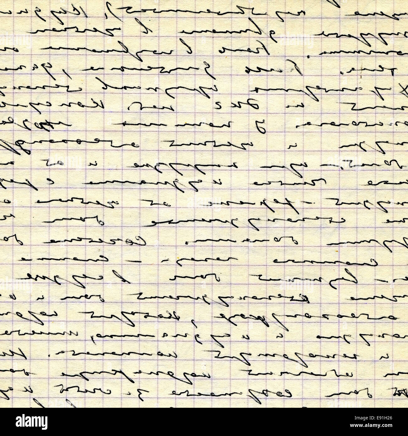 text on old sheet of paper Stock Photo - Alamy