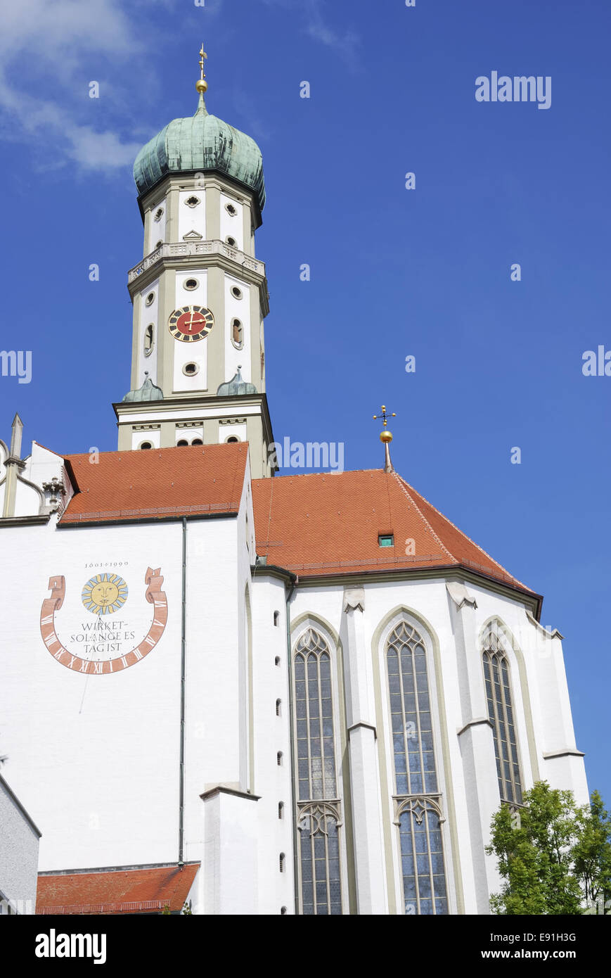 Basilica St. Ulrich Stock Photo - Alamy
