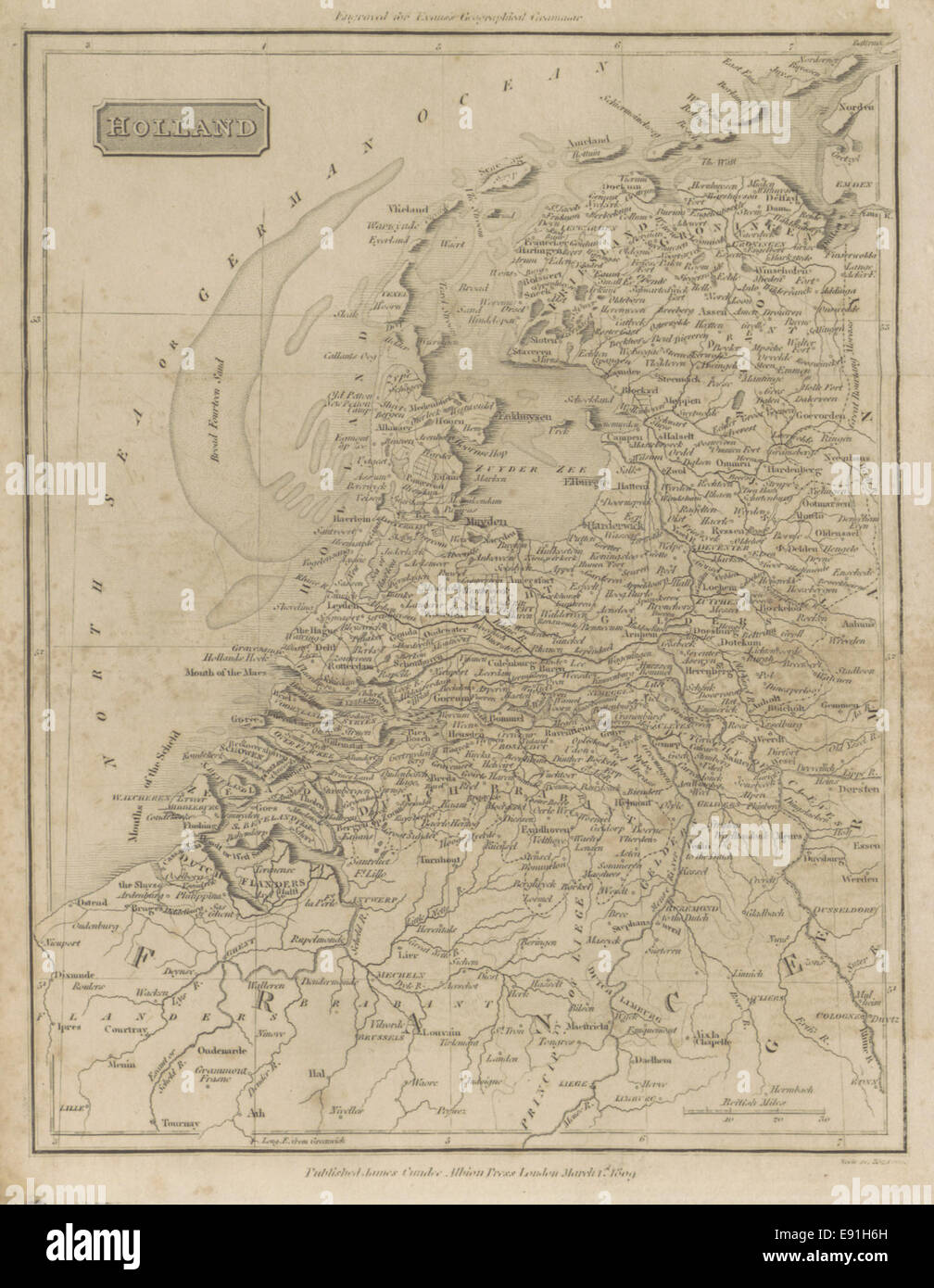 1811 map of europe hi-res stock photography and images - Alamy