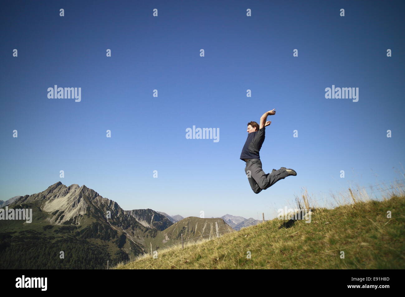 man is jumping Stock Photo - Alamy