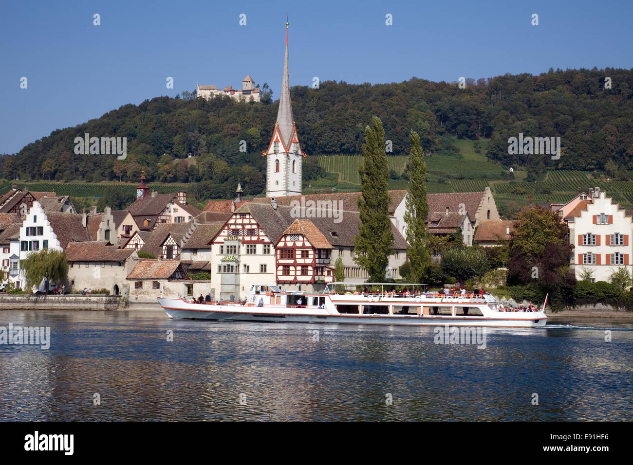 The old town of Stein am Rhein Stock Photo - Alamy