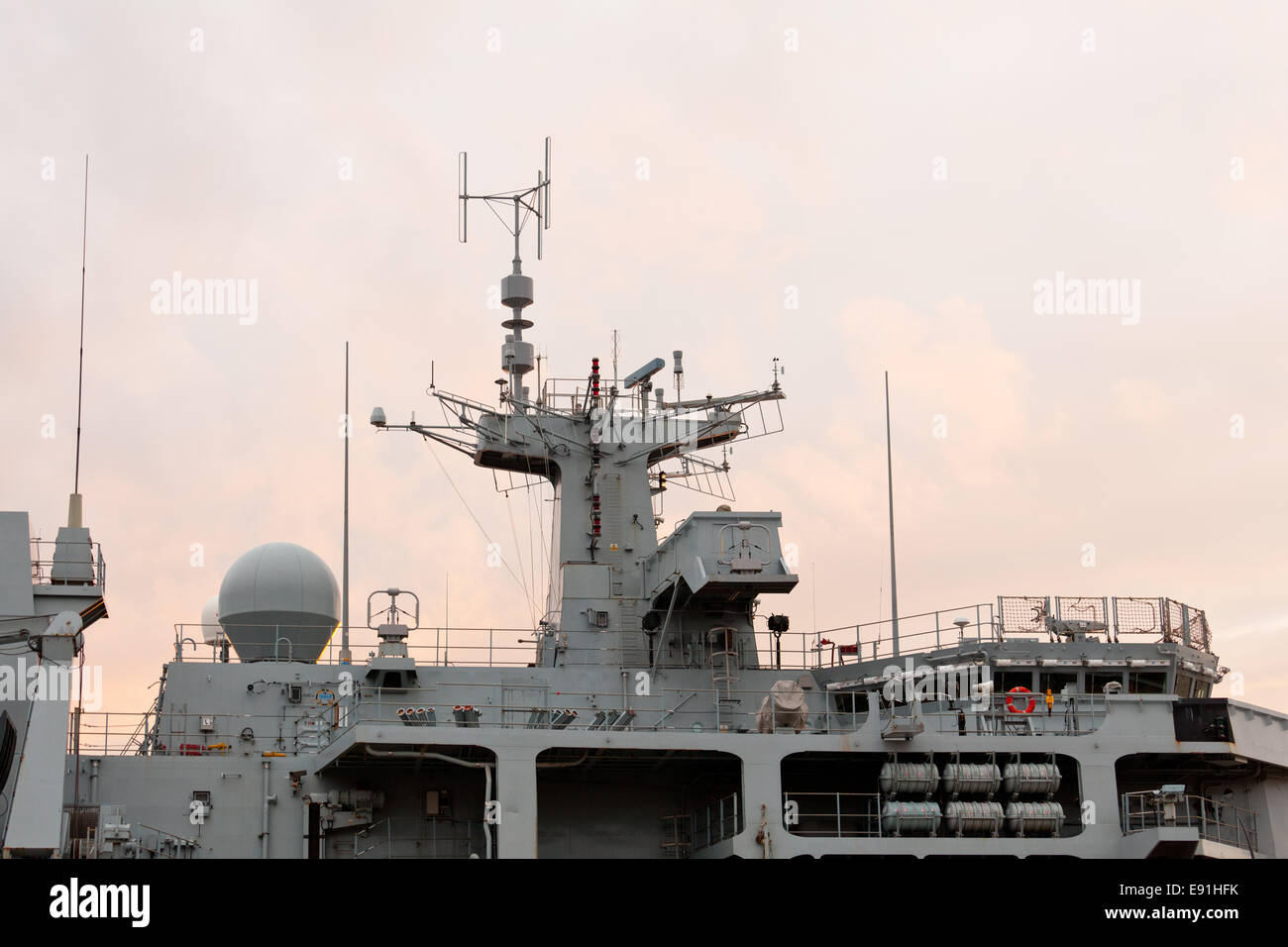 Warship aerial hi-res stock photography and images - Alamy
