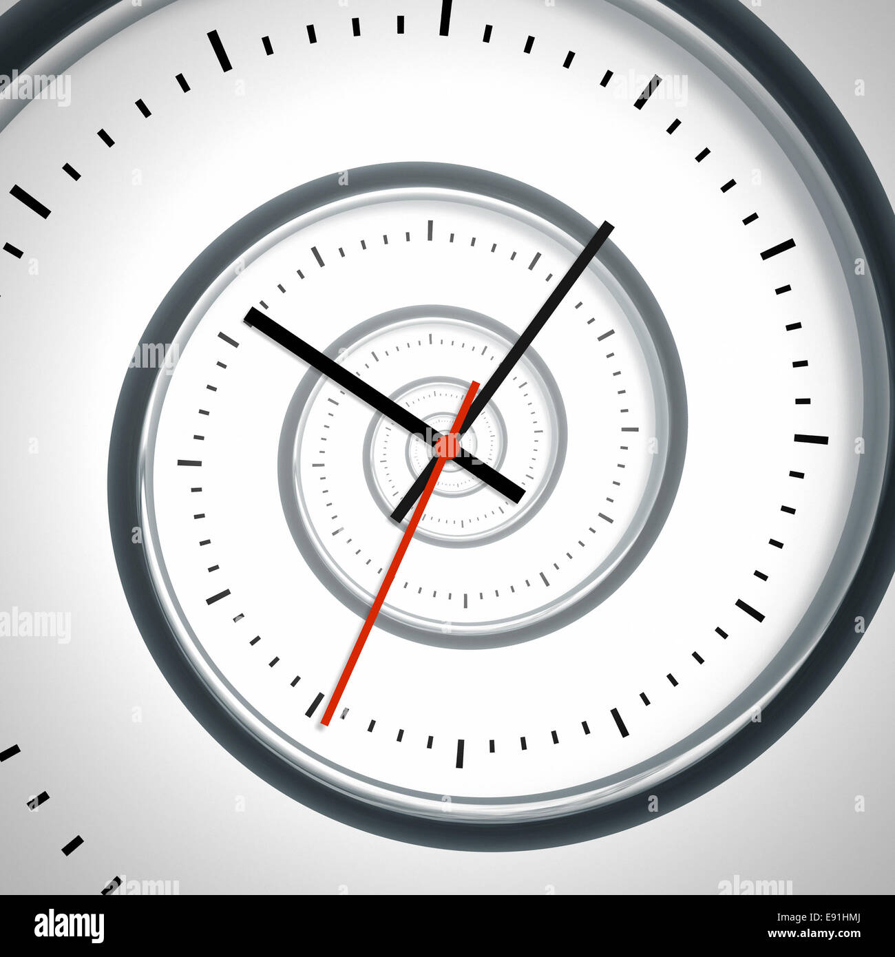 Spiral Clock Infinite Stock Photos & Spiral Clock Infinite Stock Images ...