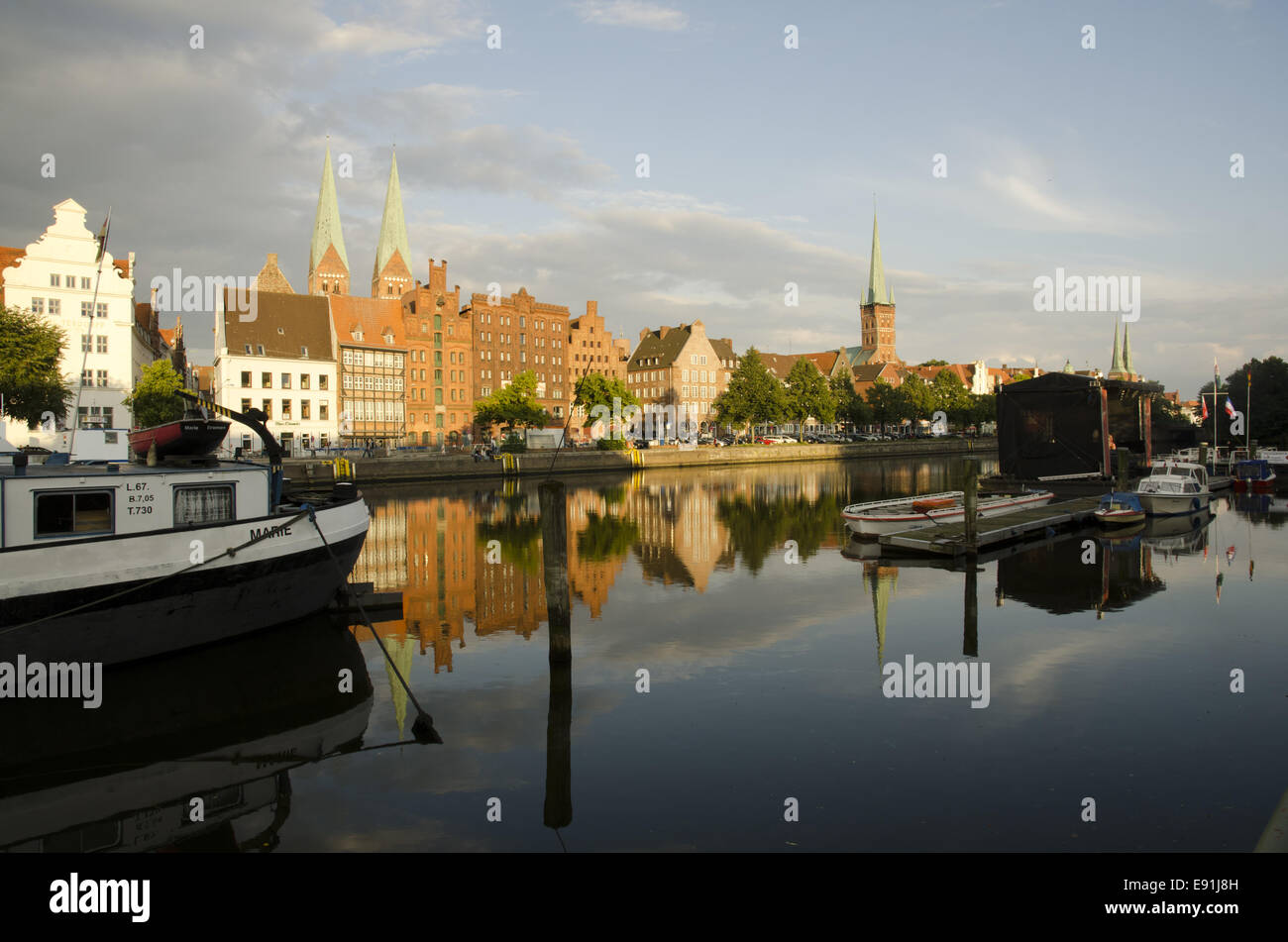 Marienkirche lubeck night hi-res stock photography and images - Alamy
