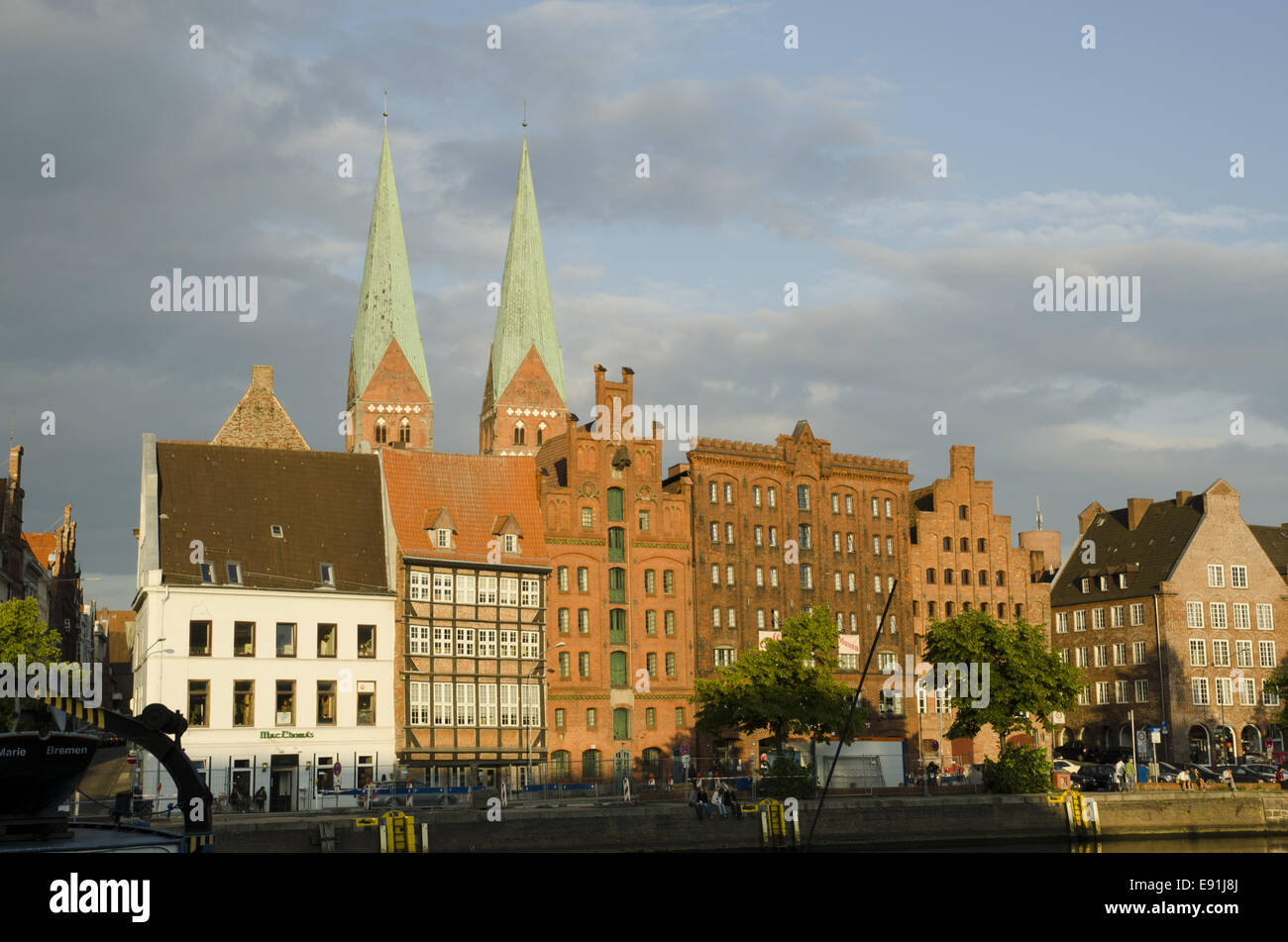 Marienkirche lubeck night hi-res stock photography and images - Alamy