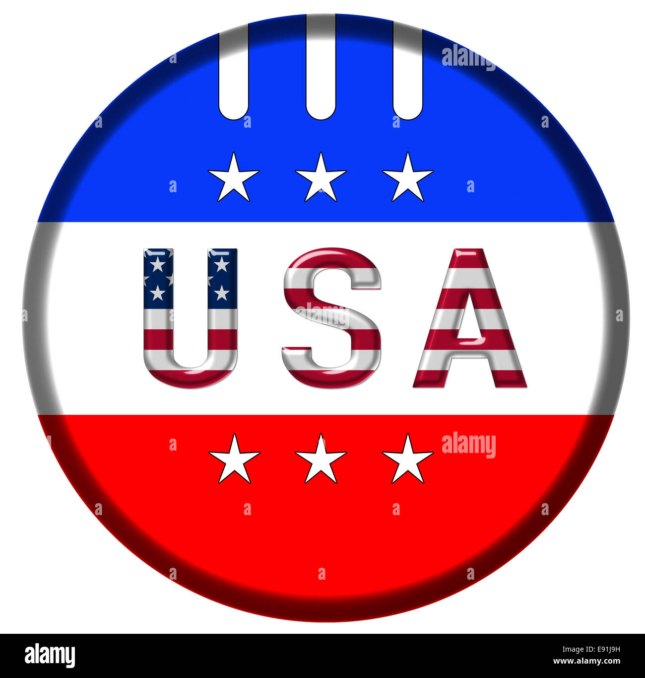 Badge america hi-res stock photography and images - Alamy