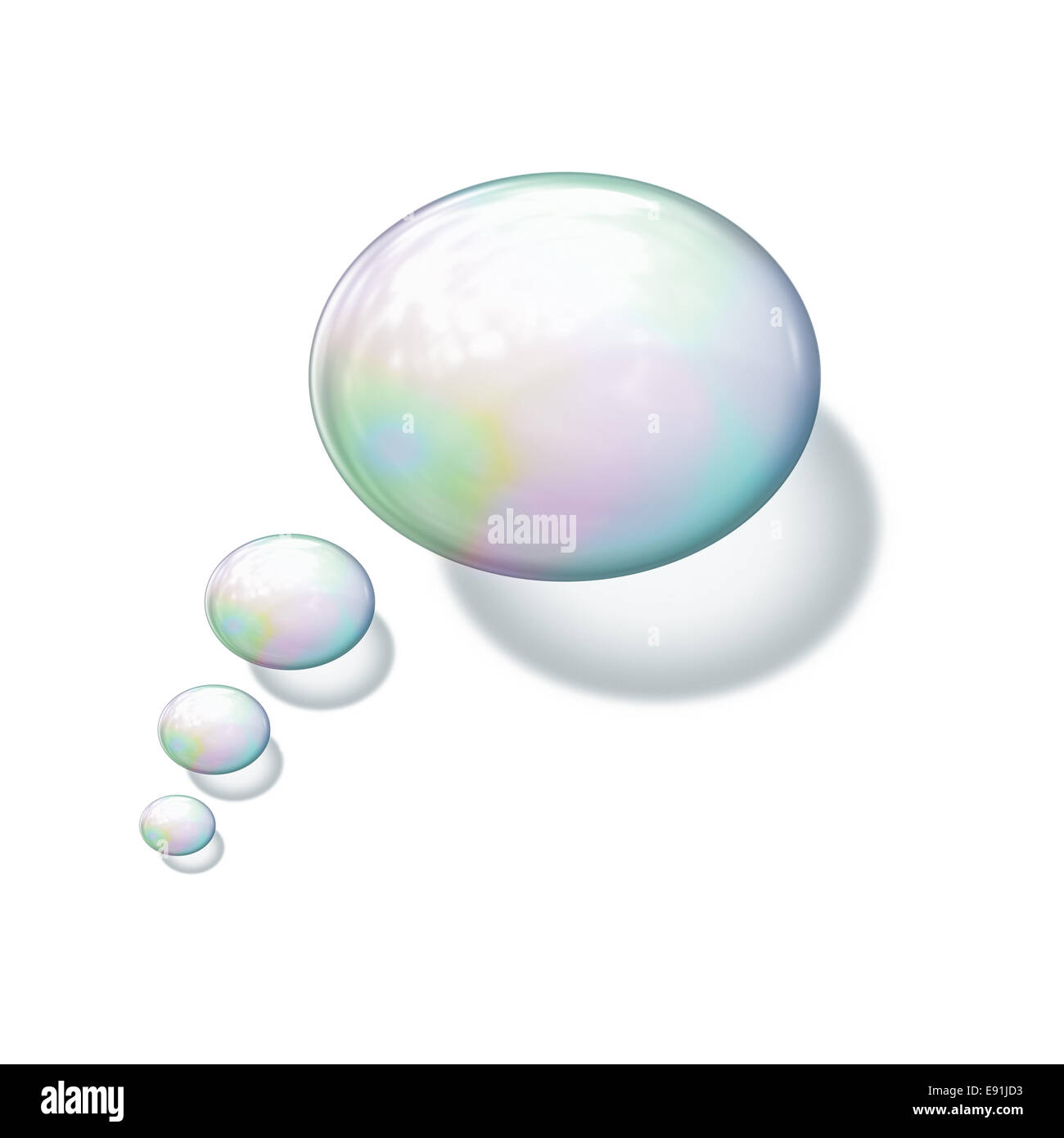 Blowing bubble soap Cut Out Stock Images & Pictures - Alamy