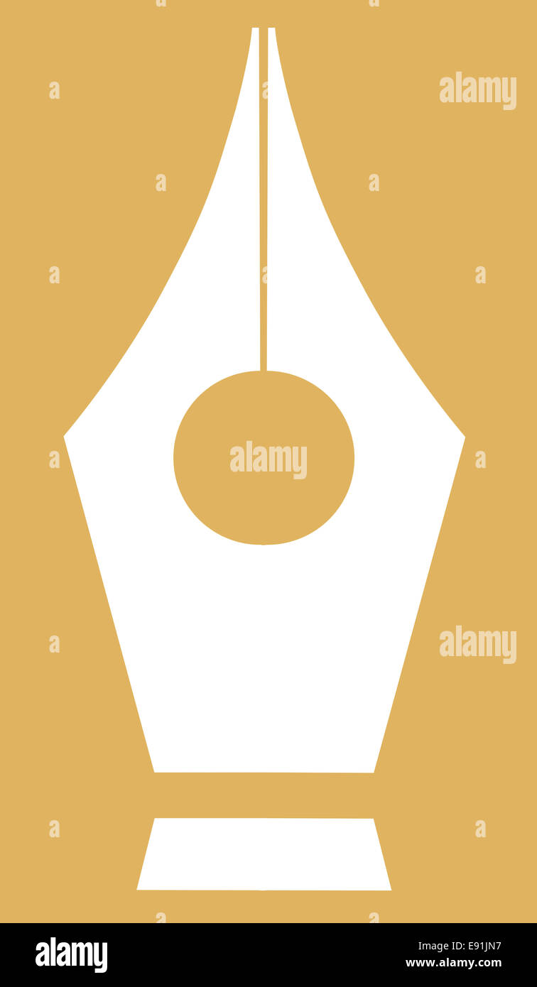 Pen brown ink design hi-res stock photography and images - Alamy