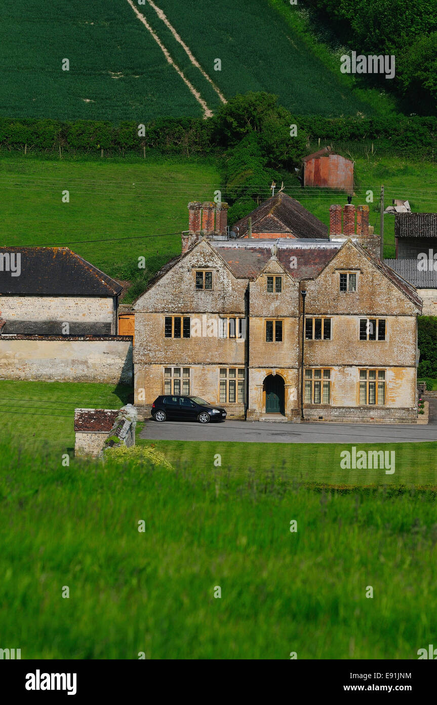 A view of the manor house at Wynford Eagle Dorset UK Stock Photo - Alamy
