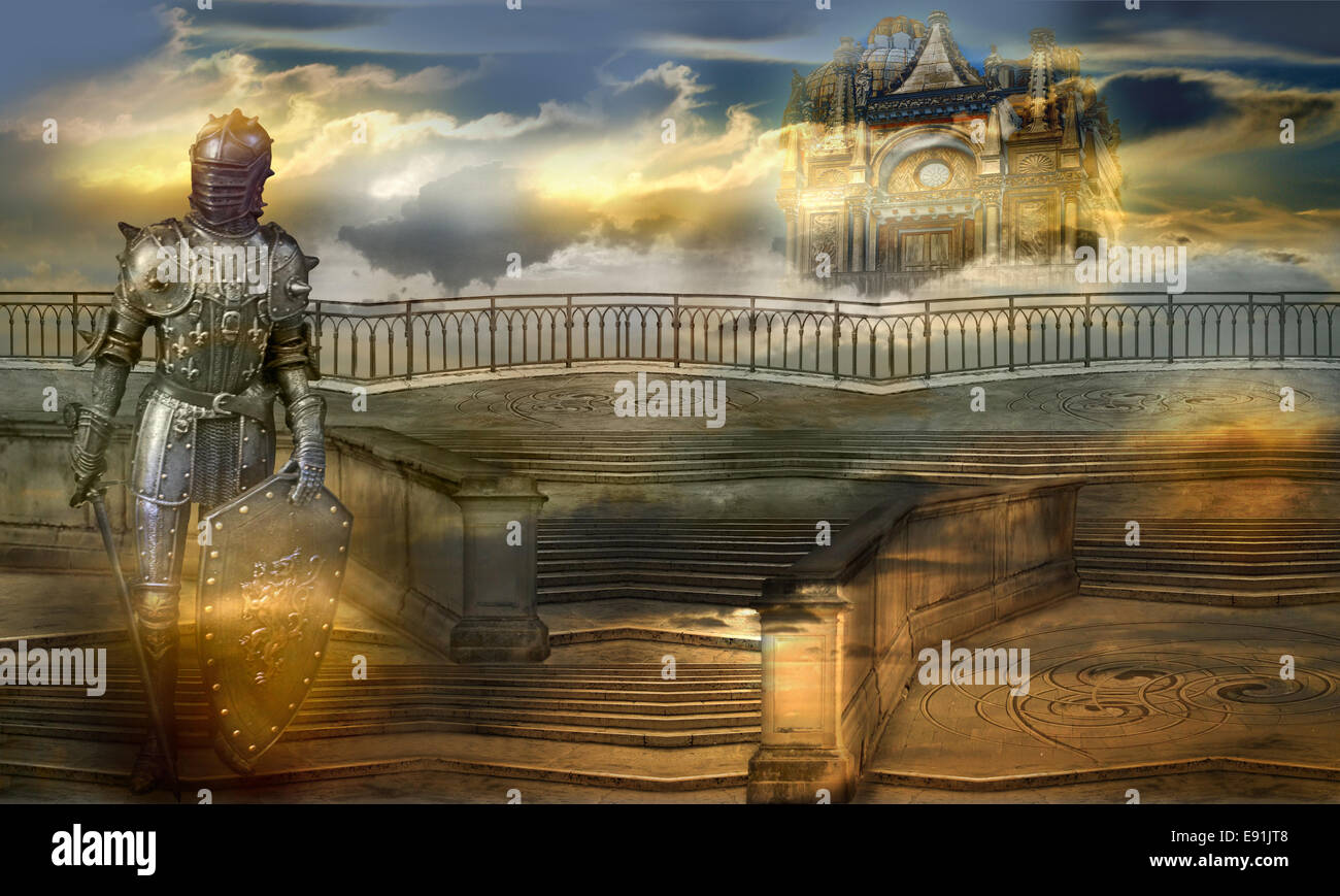 The guardian of the celestial palace Stock Photo - Alamy