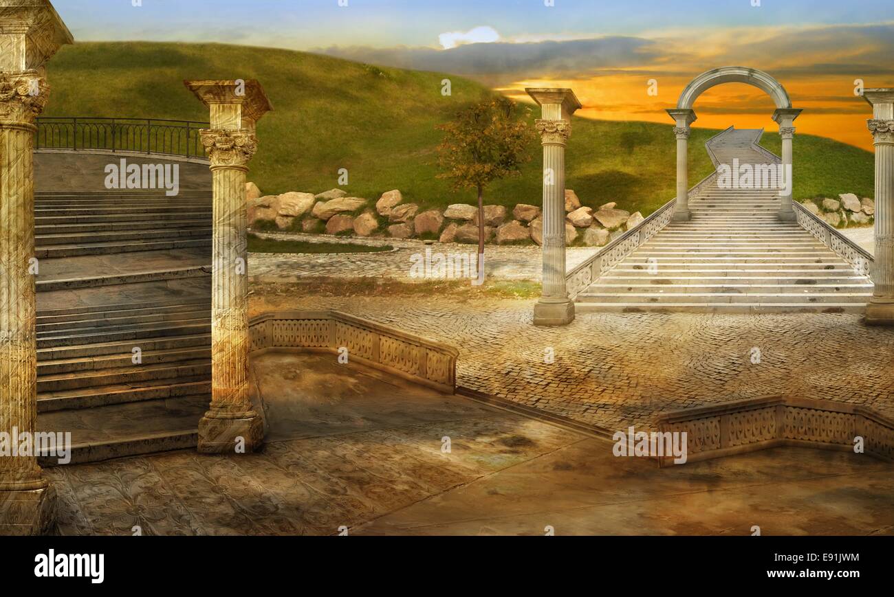 Ancient fancy exterior Stock Photo - Alamy